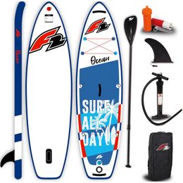 F 2 SUP-Board F2 "Ocean Boy Kids blue" Wassersportboards Gr. 9,2 280cm, blau