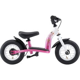 Laufrad Bikestar "Bikestar Kinderlaufrad Classic ab 2 Jahre mit Bremse", pink (pink, weiß), Laufräder, KinderL:80cm, L:80cm