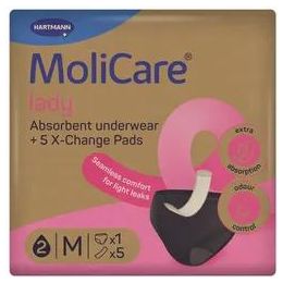 Molicare Lady Absorbent Underwear +5 Pads Gr. M 1 St