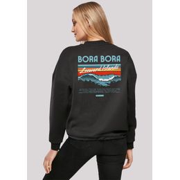 F4NT4STIC Damen Sweatshirt "Bora Bora Leewards Island", schwarz, Gr. XS, Obermaterial: 65% Baumwolle, 35% Polyester, Sweatshirts, Print