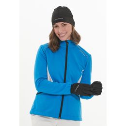 Endurance Damen Softshelljacke "Loralei", blau, Gr. 38, mehrfarbig, 100% Polyester, Jacken, mit Reflektoren