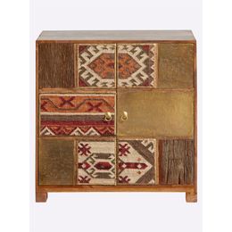 Kommode HEINE HOME, B:85cm H:85cm T:35cm, bunt, MDF, Metall, Sideboards