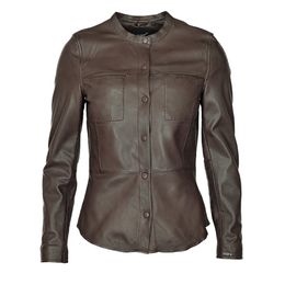 Maze Damen Lederjacke "4202130", braun, Gr. S, Obermaterial: 100% Lammleder; &Auml;rmelfutter: 100% Polyester, Jacken