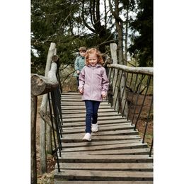 ZIGZAG Jungen Outdoorjacke "Rubina", rosa, Gr. 104, unifarben, 100% Polyester, Jacken, mit 5.000 mm Wassersäule