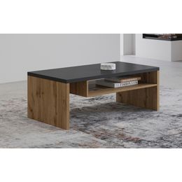 Couchtisch Inosign, B:120cm H:45cm T:60cm, braun, Wohnzimmer, Tische, "Cross, Breite 120 cm, moderner Sofatisch f&uuml;r Wohnzimmer", Tisch mit offenem
