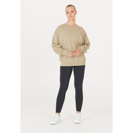 ENDURANCE ATHLECIA ATHLECIA Damen Sweatshirt "Naomi", beige, Gr. 46, bedruckt, 82% Baumwolle, 18% Polyester, Sweatshirts, im besonders weichen Crewneck-Style