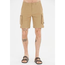 CRUZ Herren Shorts "Monsoon", beige, Gr. XXL, unifarben, 98% Baumwolle, 2% Elasthan, Hosen, im smarten Cargo-Design