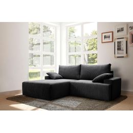 Ecksofa, B:240cm H:92cm T:177cm, grau, exxpo - SOFA FASHION, Wohnzimmer, Sofas, "Orinoko, aktuelles Design und hoher Sitzkomfort, L-Form", inkl.