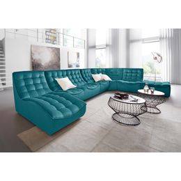 Sessel Calia italia, B:81cm H:88cm T:102cm, blau, Luxus-Microfaser Selfie (100% Polyester), Wohnzimmer, Sessel, "Banjo, Designsessel mit