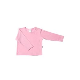 Liliput M&auml;dchen Langarmshirt, rosa, Gr. 50, unifarben, 100% Baumwolle, Shirts, aus Bio-Baumwolle
