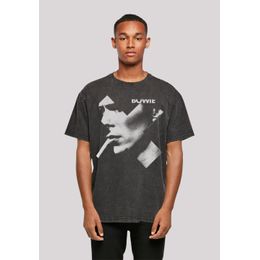 F4NT4STIC Herren T-Shirt "David Bowie Oversize T-Shirt", schwarz, Gr. L, Obermaterial: 100% Baumwolle, Shirts, Print