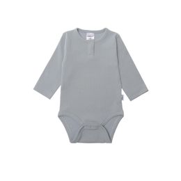 Liliput Jungen Langarmbody, Gr. 74, blau, 95% Baumwolle, 5% Polyester, unifarben, Bodys, aus weichem Material