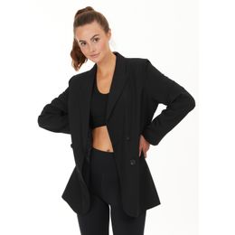 ENDURANCE ATHLECIA ATHLECIA Damen Jackenblazer "Masosia", schwarz, Gr. 40, unifarben, 95% Polyester, 5% Elasthan, Blazer, im angesagten Oversize-Schnitt