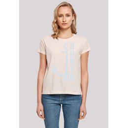 F4NT4STIC Damen T-Shirt "North Anker", pink, Gr. XS, Obermaterial: 100% Baumwolle, Shirts, Print