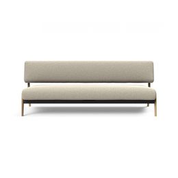 3-Sitzer, B:213cm H:79cm T:92cm, beige, INNOVATION LIVING , Sofas, "Nolis Retro Designsofa, hochwertig und super bequem", Große einheitliche