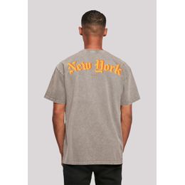 F4NT4STIC Herren T-Shirt "New York", grau, Gr. L, Obermaterial: 100% Baumwolle, Shirts, Print