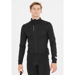 ELITE LAB Herren Fahrradjacke "Bike Elite X1", schwarz, Gr. XL, unifarben, 100% Polyester, Jacken, mit winddichter Thermo-Funktion