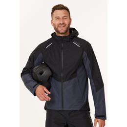 Endurance Herren Softshelljacke "Varberg", schwarz, Gr. S, mehrfarbig, 100% Polyester, Jacken, mit wasserdichter Membrane