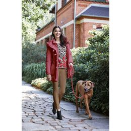 Heine Damen Parka, rot, Gr. 44, unifarben, 90% Polyester, 10% Polyamid, 90% Polyester, 10% Polyamid, F&uuml;llung:100% Polyester, Jacken
