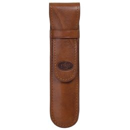 Pike PIK&Eacute; Damen Brustbeutel "PENNA", braun, Leder, gl&auml;nzend, Kleinlederwaren, echt Leder