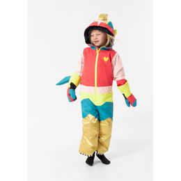 WeeDo M&auml;dchen Schneeoverall "LOVE POWDO", bunt, Gr. 92, Obermaterial: 100% Polyester, Futter: 50% Polyamid, 50% Polyester; F&uuml;llung: 100% Polyester,