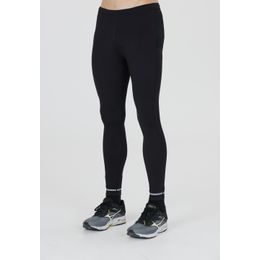 ELITE LAB Herren Lauftights "Run Elite X2", schwarz, Gr. XXL, unifarben, 85% Nylon, 15% Elasthan, Hosen, mit atmungsaktiver Funktion