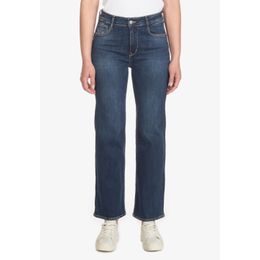 Damen 7/8-Hose "PULPHI24", blau, Gr. 29, Le Temps Des Cerises, 92% Baumwolle, Kunstfaser, 2% Elasthan, Hosen, mit figurformender Funktion