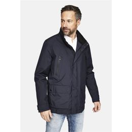 NEW CANADIAN Herren Outdoorjacke "RE-JACKT", blau, Gr. 56, unifarben, 100% Polyester, Jacken, mit modernem Stehkragen