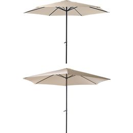 Sonnenschirm Garden Pleasure, beige, Bezug: 100% Polyester, Standschirme, Ø 300 cm, creme