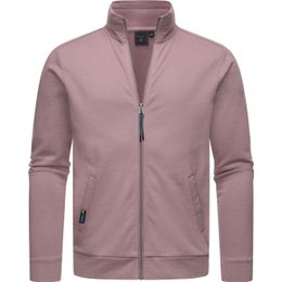 Ragwear Herren Kapuzensweatjacke "Miet", lila, Basic, Gr. XXXL, Sweatware, Obermaterial: 55% Baumwolle, 45% Polyester, Sweatjacken, coole Herren