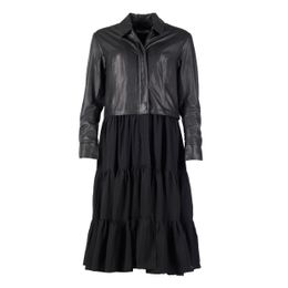 Maze Damen Lederjacke "42023083", schwarz, Gr. XS, Obermaterial: 100% Lammleder; Kleid: 100% Polyester, Jacken