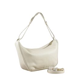 Damen Schultertasche "Madame", Collezione Alessandro, beige, Leder, Taschen, aus weichem Leder, Made in Italy