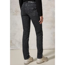 Cecil Damen Comfort-fit-Jeans, schwarz, Gr. 36, unifarben, Jeans, 89% Baumwolle, 8% Polyester, 3% Elasthan, Jeans, 5-Pocket-Style