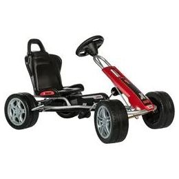 Go-Kart Ferbedo "Ferbedo X-Racer" Tretfahrzeuge rot (silberfarben, rot, schwarz) Kinder BxTxH: 64x102x60 cm