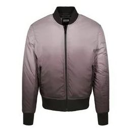 Allwetterjacke Urban Classics "Urban Classics Herren Gradient Bomber Jacket" Gr. S, schwarz (schwarz, grau) Herren Jacken