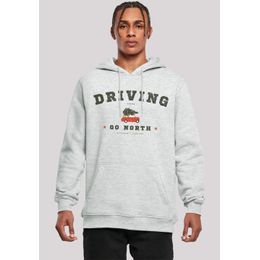 F4NT4STIC Herren Kapuzenpullover "Driving Home Christmas", grau, Gr. M, Obermaterial: 65% Baumwolle, 35% Polyester, Pullover, Weihnachten, Geschenk,