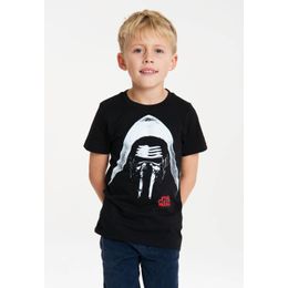 logoshirt Mädchen T-Shirt "Star Wars - Kylo Ren", schwarz, Gr. 92, bedruckt, 100% Baumwolle, Shirts, mit coolem Star Wars-Motiv