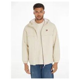 Outdoorjacke Tommy Jeans "TJM PADDED SOLID CHICAGO EXT" Gr. XL, beige (newsprint) Herren Jacken mit Logoprägung