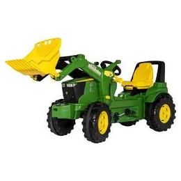 Trettraktor Rolly Toys "rollyFarmtrac Premium II John Deere 7310R" Tretfahrzeuge grün Kinder inkl. rollyTrac Lader