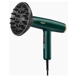 Haartrockner BaByliss "Air Power Pro D6555DE" dunkelgrün, gold Digitaler Motor, starker Luftstrom, schonendes Styling