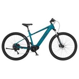 E-Bike Fischer FAHRRAD "MONTIS 4.1I 630" E-Bikes Gr. 43cm, 29 Zoll (73,66cm), blau (dunkeltürkis) Pedelec, Elektrofahrrad für Damen u. Herren, MTB