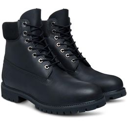Timberland Herren Schn&uuml;rboots "6 inch Premium FTB", Gr. 46, schwarz, Nubukleder, Schuhe, Winterstiefel, Schn&uuml;rstiefel, Winterschuhe, wasserdicht
