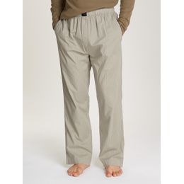 Pyjamahose Calvin Klein Underwear "SLEEP PANT" Gr. XL (54), N-Gr, steady stripe vintage khaki Herren Hosen mit weitem Bein