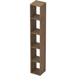 Standregal Inosign, B:28cm H:186cm T:28cm, braun, FSC-zertifizierter Holzwerkstoff, Wohnzimmer, Regale, "Infinity H&ouml;he 186 cm, Breite 28 cm,