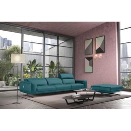 3-Sitzer Egoitaliano, B:327cm H:96cm T:109cm, blau, Sofas, "Gloria, super bequem, hochwertige Verarbeitung, edles Design, Megasofa", beidseitig