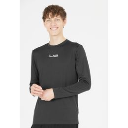 ELITE LAB Herren Funktionsshirt "Core Elite X1", schwarz, Gr. L, meliert, 47% Polyester, 47% Polyester, 6% Elasthan, Shirts, mit atmungsaktiver und