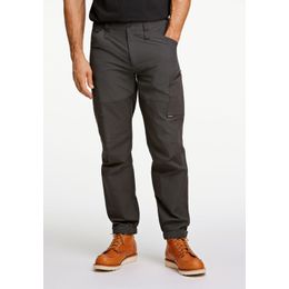 Chinos LINDBERGH "LINDBERGH Klassische Hose, Troyer" Gr. L, dusty black Herren Hosen