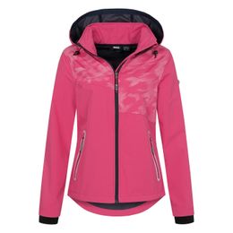 LPO Damen Softshelljacke "MECATINA PEAK III WMN", lila, Gr. 40, 100% Polyester, Jacken, mit abnehmbarer Kapuze