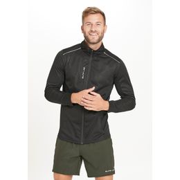 ELITE LAB Herren Laufjacke "Heat X2", schwarz, Gr. L, unifarben, 100% Polyester, Jacken, aus winddichtem Material