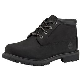 Timberland Damen Schnürboots "Nellie Chukka Double", Gr. 39, schwarz, Nubukleder, Schuhe, Winterstiefel, Schnürstiefel, Winterschuhe, wasserdicht